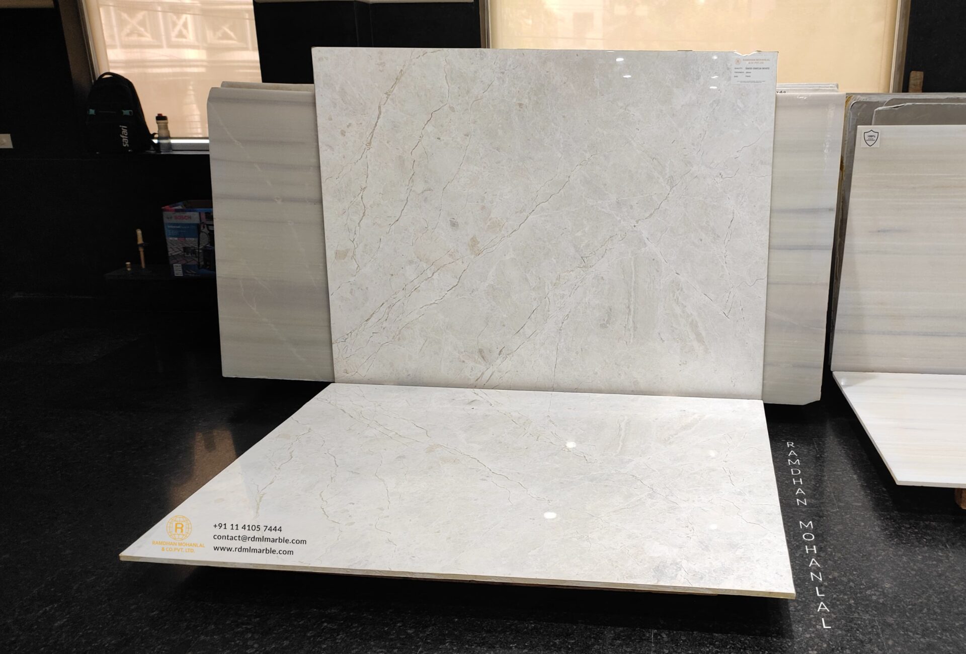 SWISS OMEGA WHITE – Ramdhan Mohanlal Marbles